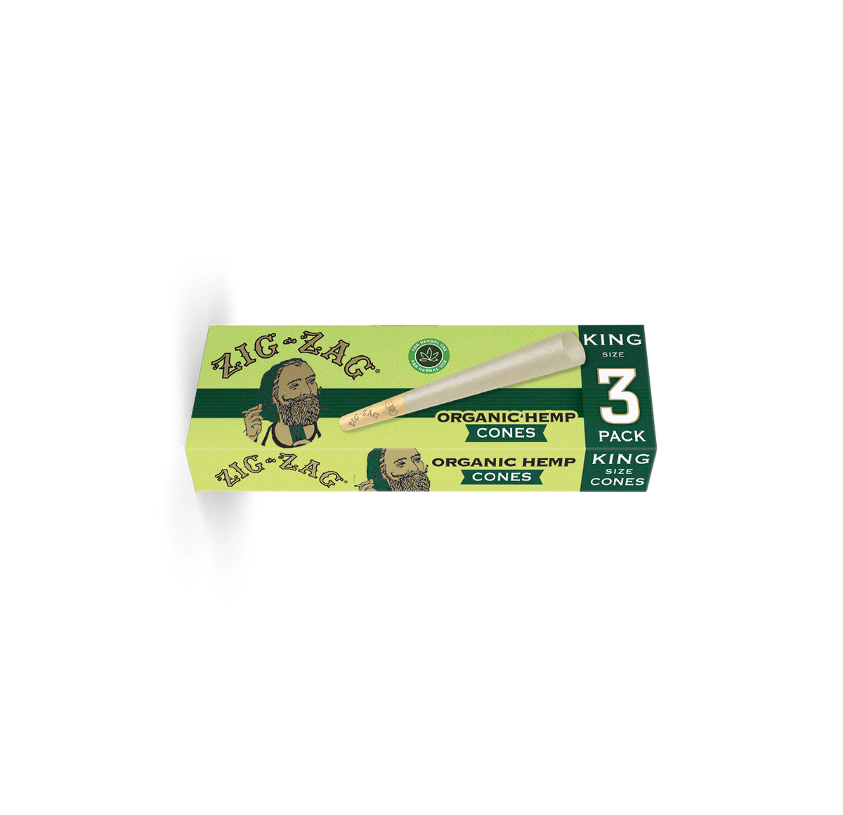 Zig-Zag Paper Cones Organic Hemp King - 3pk – Zig-Zag Wholesale