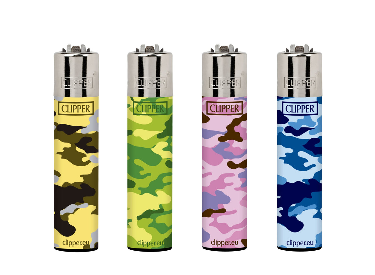 CLIPPER LIGHTERS CP11 CAMO 48CT - TRAY – Zig-Zag Wholesale